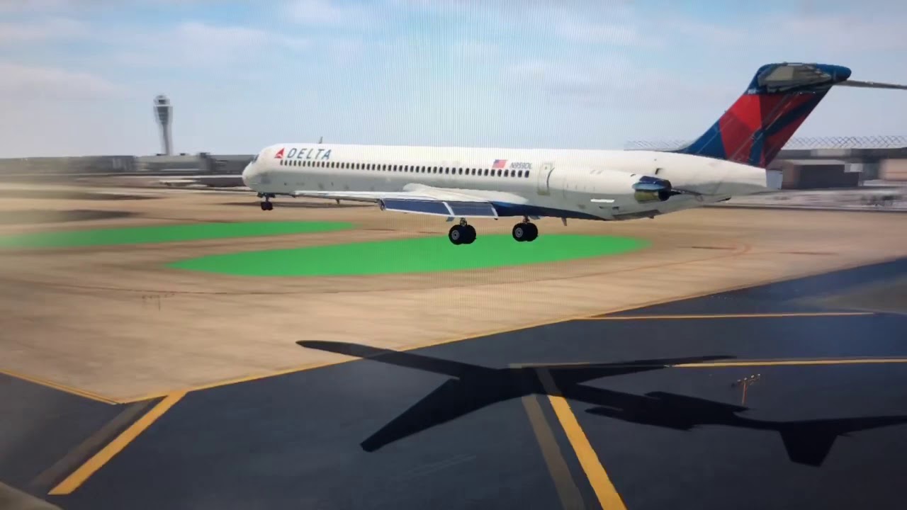 Xplane 11 Rotate MD80 Landing Atlanta Hartsfield-Jackson KATL - YouTube