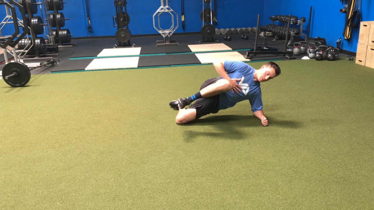 Short Lever Side Plank + Hip Flexion - YouTube