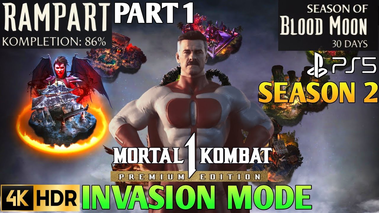 Rampart MORTAL KOMBAT 1 Season 2 Invasion Gameplay MK1 | Season 2 MK1 ...