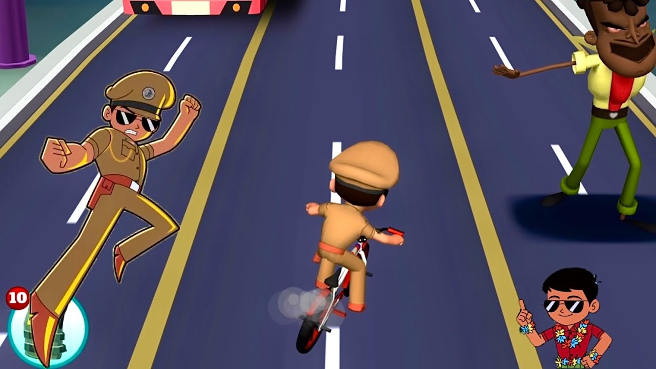 LITTLE SINGHAM CYCLE RUN HD GAMEPLAY - YouTube