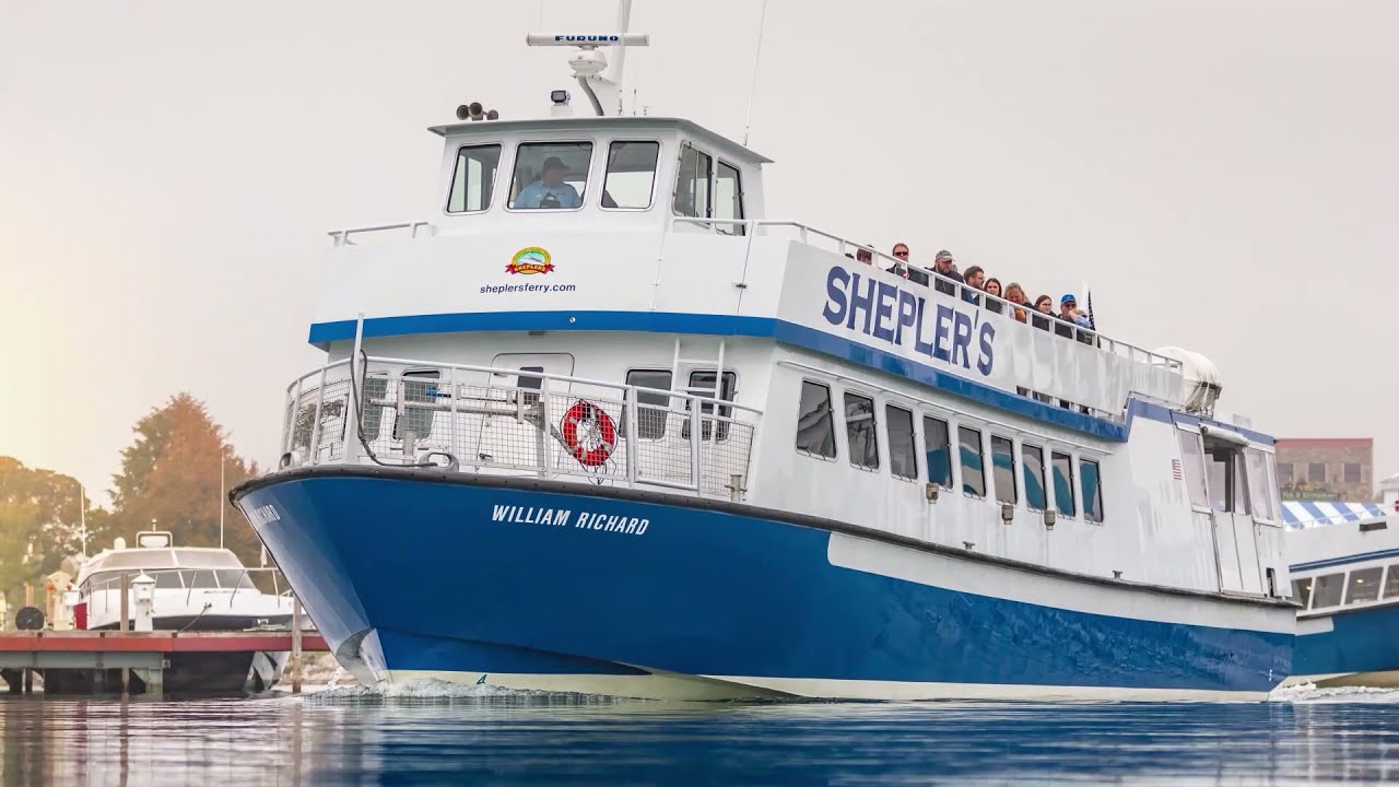 Shepler's Ferry & Yanmar – Mackinaw City Passenger Ferry - YouTube
