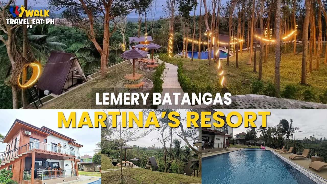 MARTINA'S RESORT - Napakagandang Resort sa Lemery Batangas! - YouTube