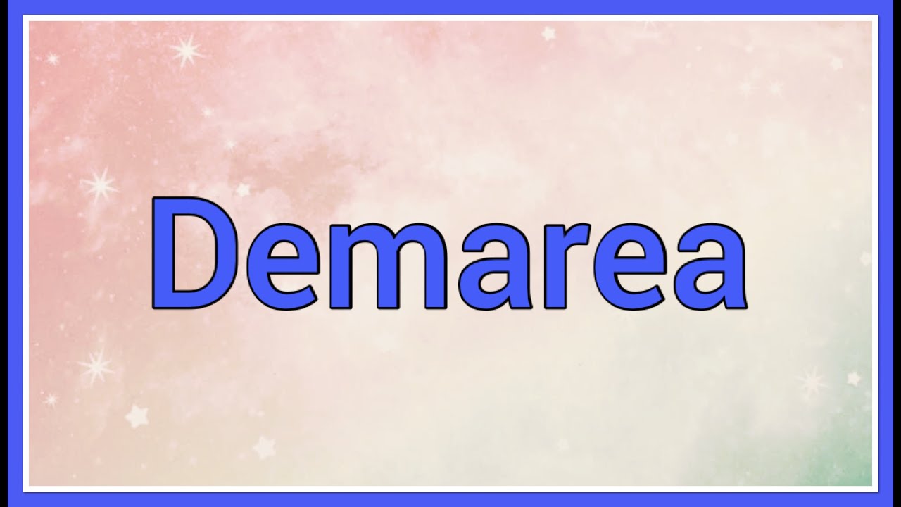 Demarea | Name Origin Variations - YouTube