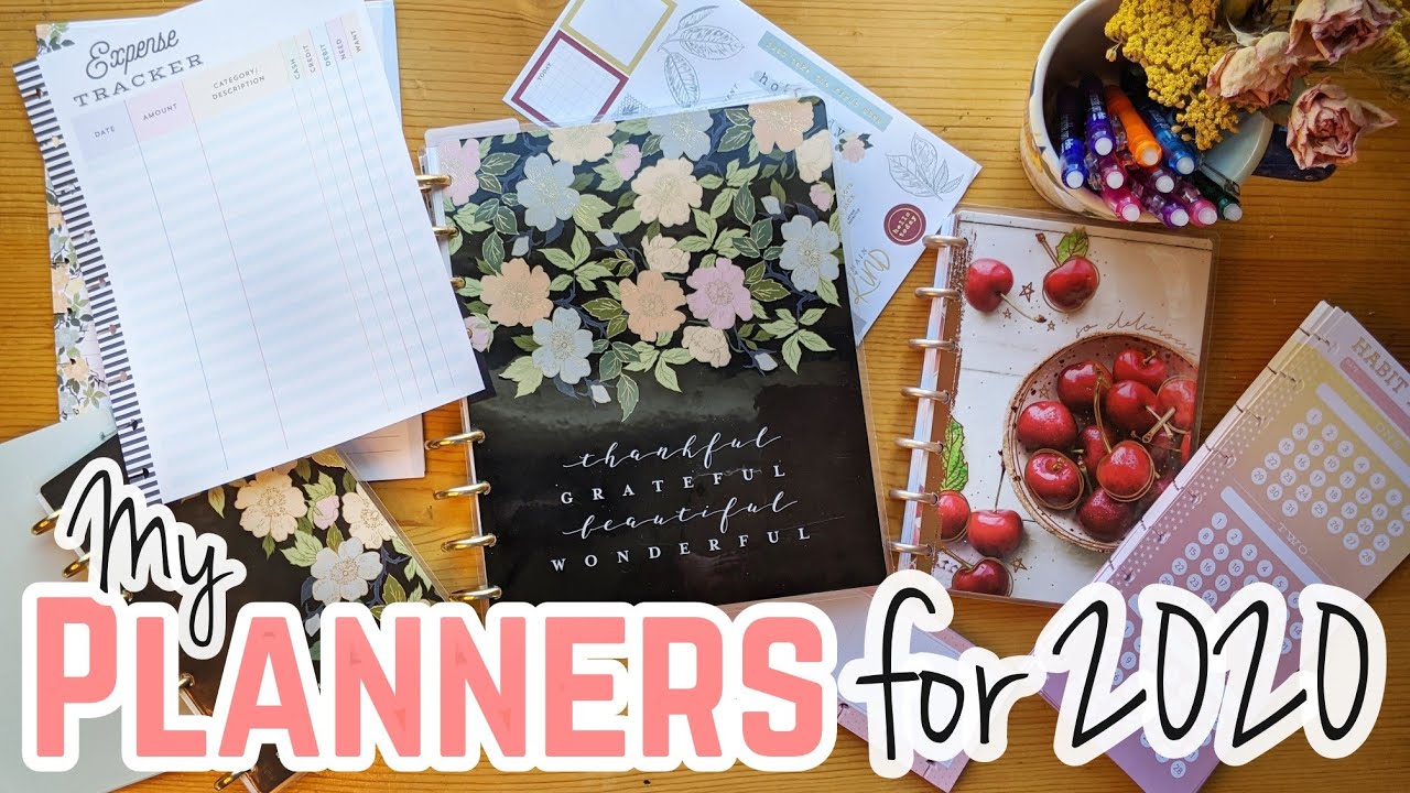 My 2020 Planner Lineup // Happy Planner 2020 + Mini Happy Planner Plan ...
