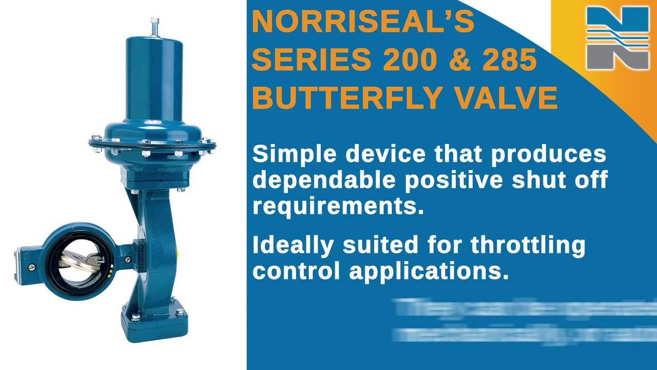 Specifying a Norriseal Series 200 and 285 Butterfly Valve - YouTube