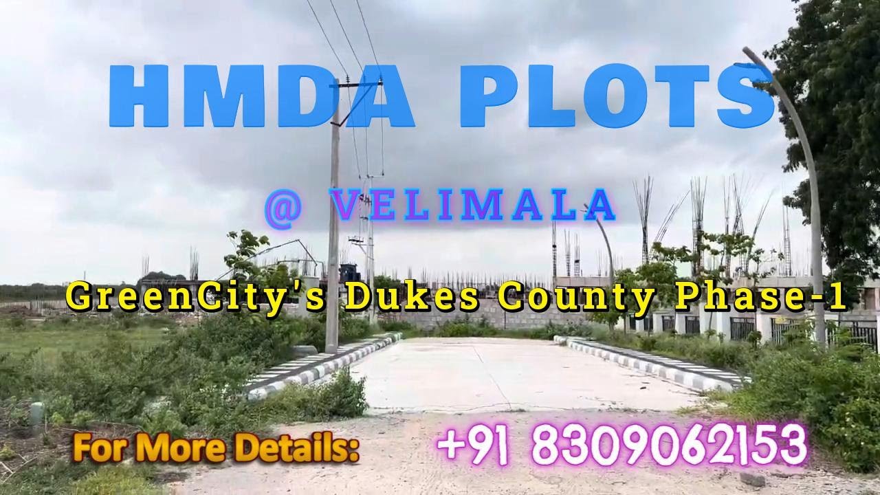 PREMIUM PLOTS FOR SALE IN HMDA FINAL APPROVED LAYOUT @ VELIMALA ...