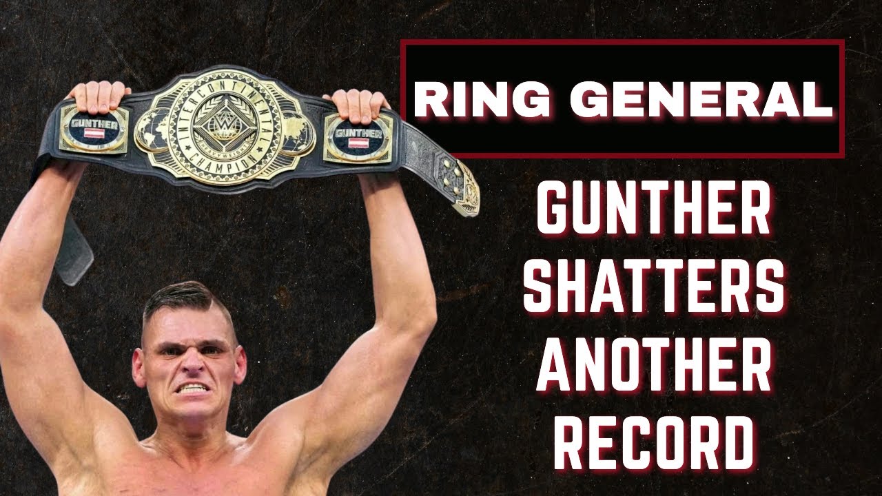 THE RING GENERAL REACHES NEW WWE MILESTONE #wwe #gunther #imperium ...