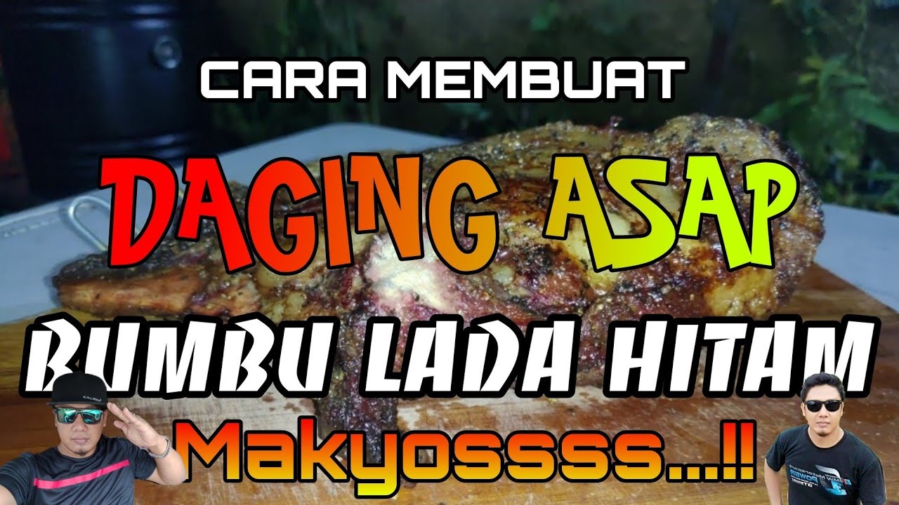 Daging Asap - Cara Membuat Daging Asap Bumbu Lada Hitam - YouTube