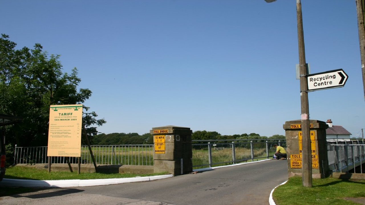 Trip over Cartford Toll Bridge Great Eccleston, Fylde Coast, Lancashire ...