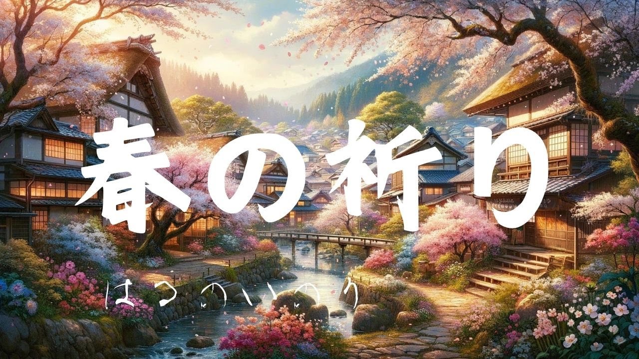 春の祈り Haruno Inori - (Prayer for Spring),Japanese chill,relax,meditation ...