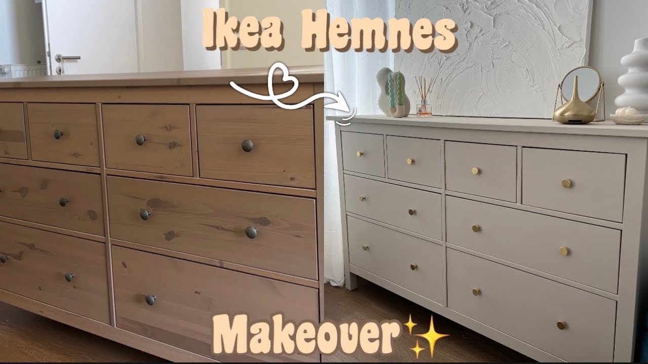 Ikea Hemnes Kommoden Makeover - YouTube