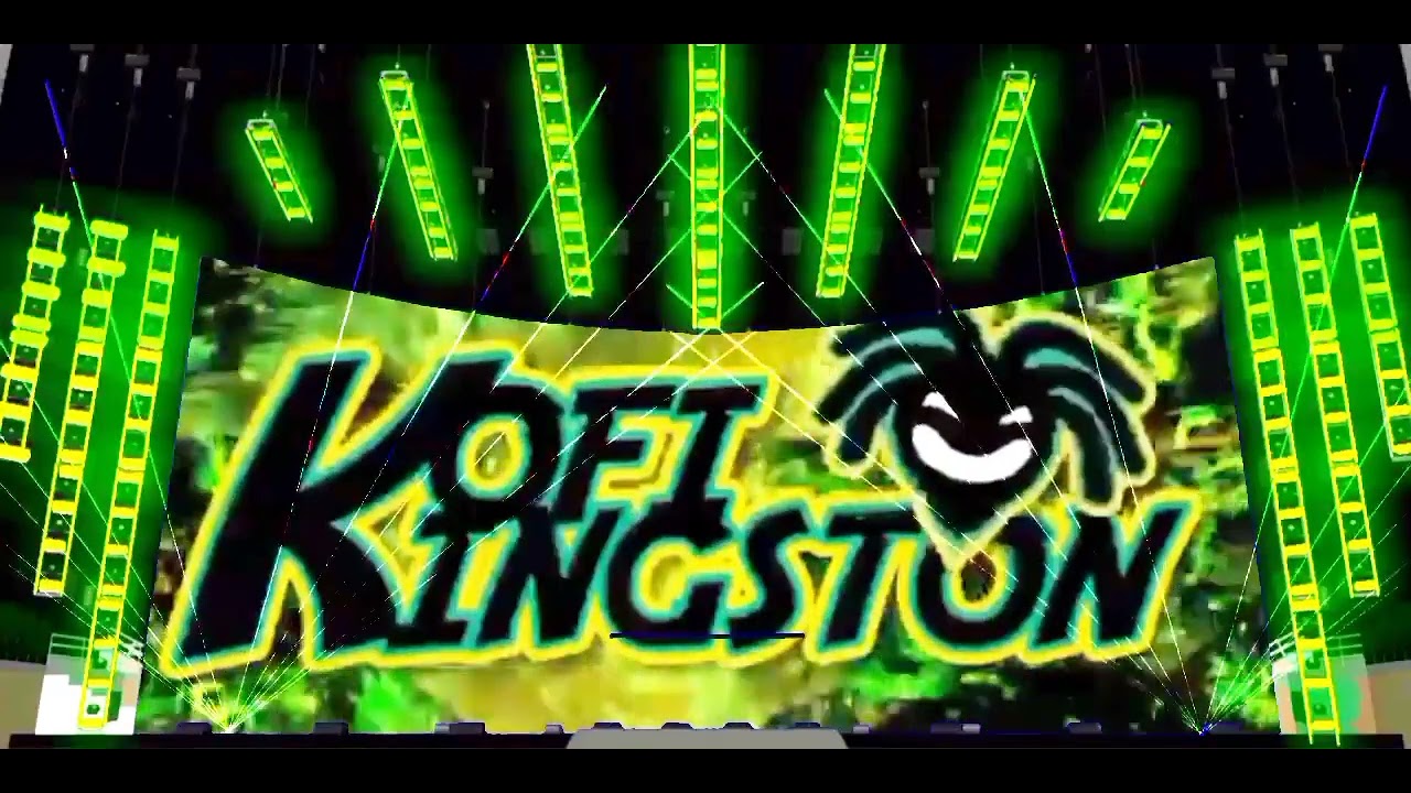 KOFI KINGSTON RETURNS THEME ENTRACE WWE STAGE ANIMATION - YouTube