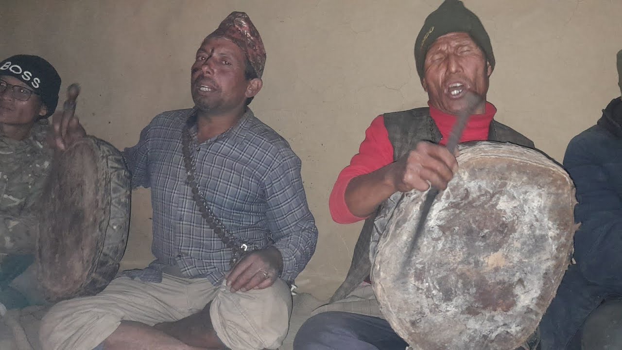 Nepali shaman l धामी झाकरी l Dhami l Nepal Magar jhakri l shaman of ...