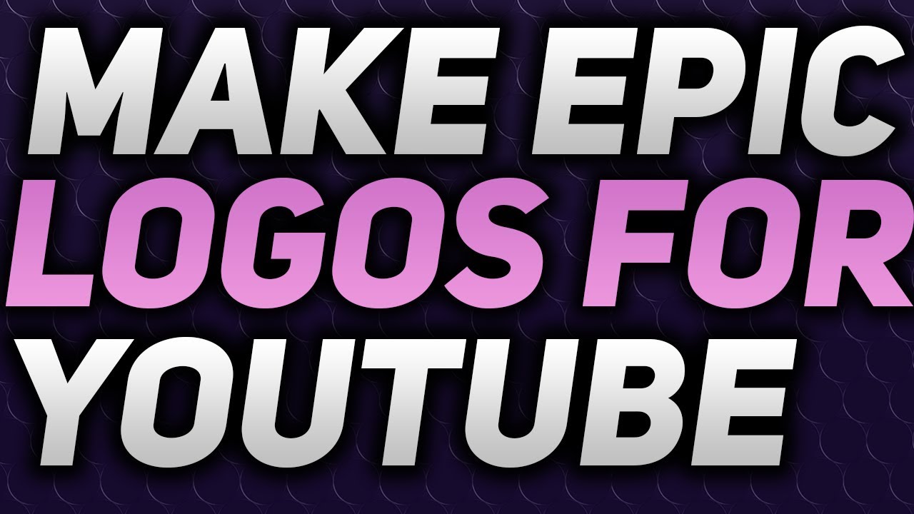 How To Make Insane Logos For YouTube For Free Without Any Software ...