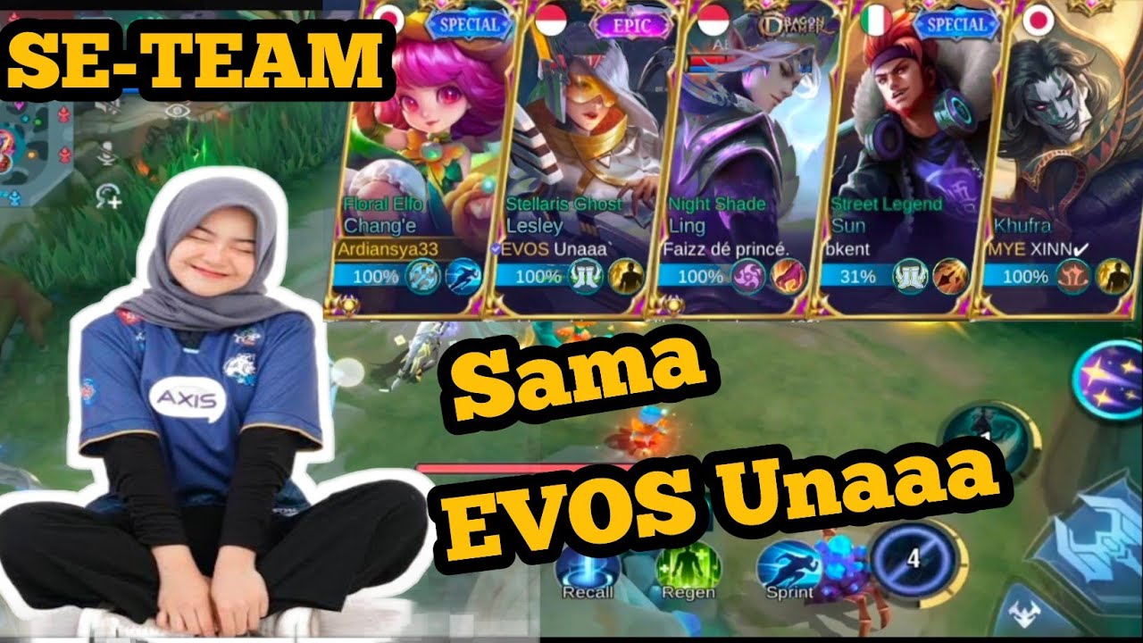 SOLO RANK - DAPAT TEAM SAMA EVOS UNAA AUTO SEMANGAT - Mobile Legends # ...