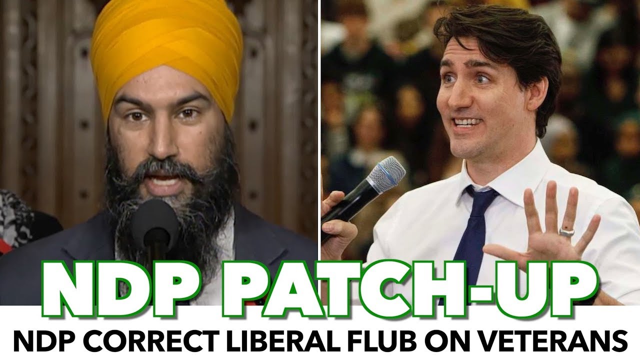 NDP Patch-Up Liberal Failure On Veterans Affairs - YouTube