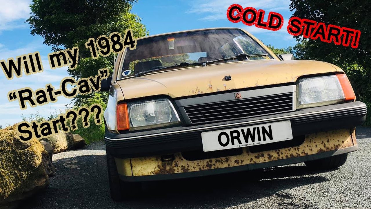 Icy cold start of my 1984 Mk2 Vauxhall Cavalier with SRi 130 SEH engine ...