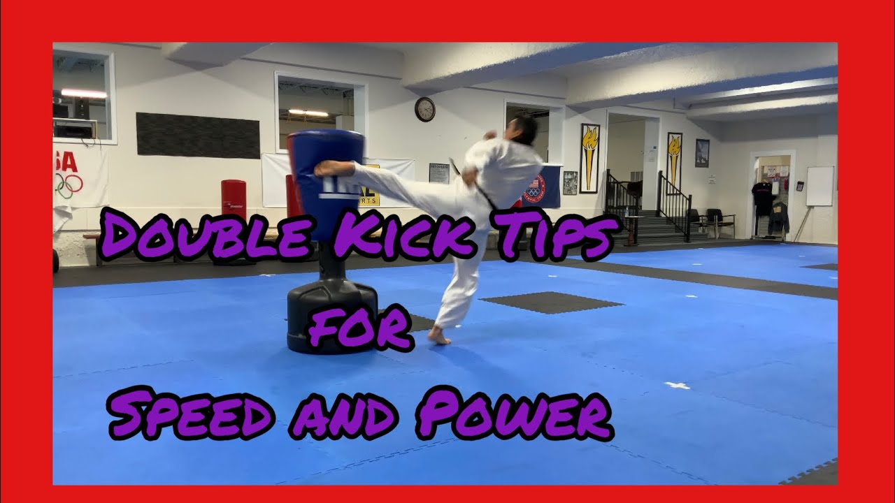 Taekwondo Double Kick tips and skills - YouTube