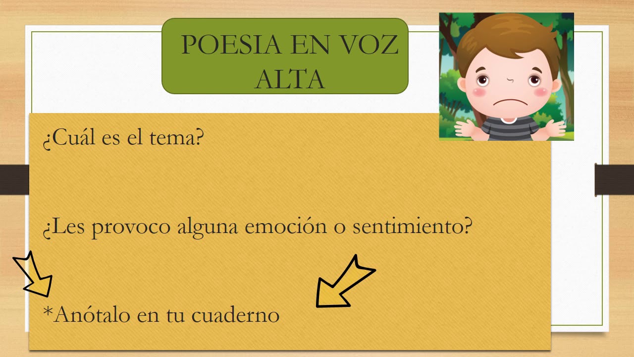 poemas en voz alta (segunda clase) - YouTube