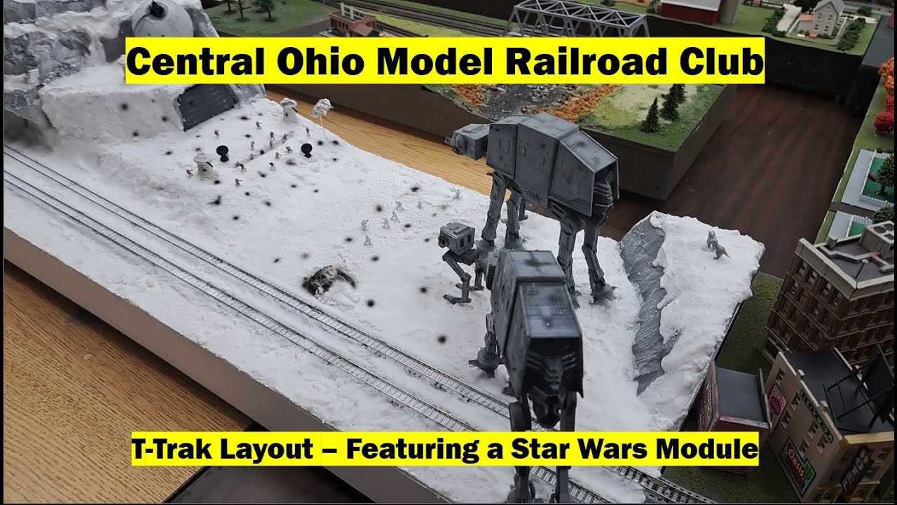 T-Trak N Scale Layout Featuring a Star Wars Battle of Hoth Module ...