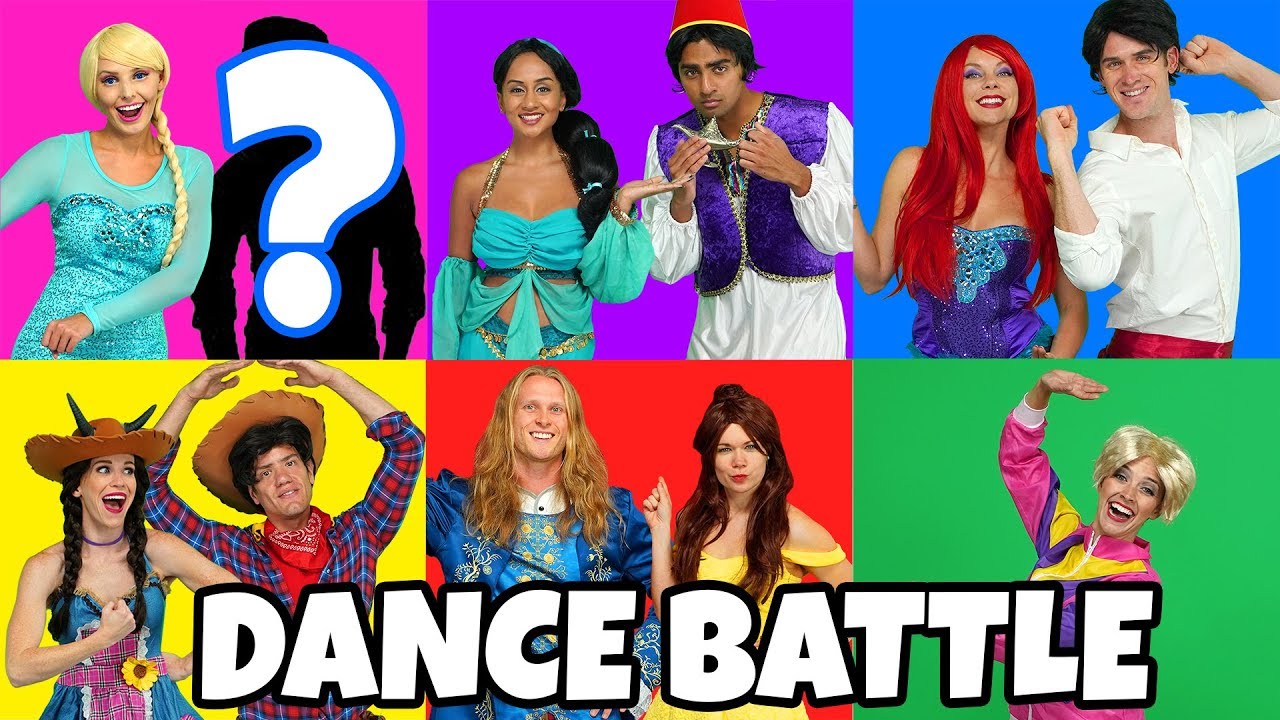 DISNEY PRINCESS DANCE BATTLE Parody (Who is Elsa’s Dance Partner ...