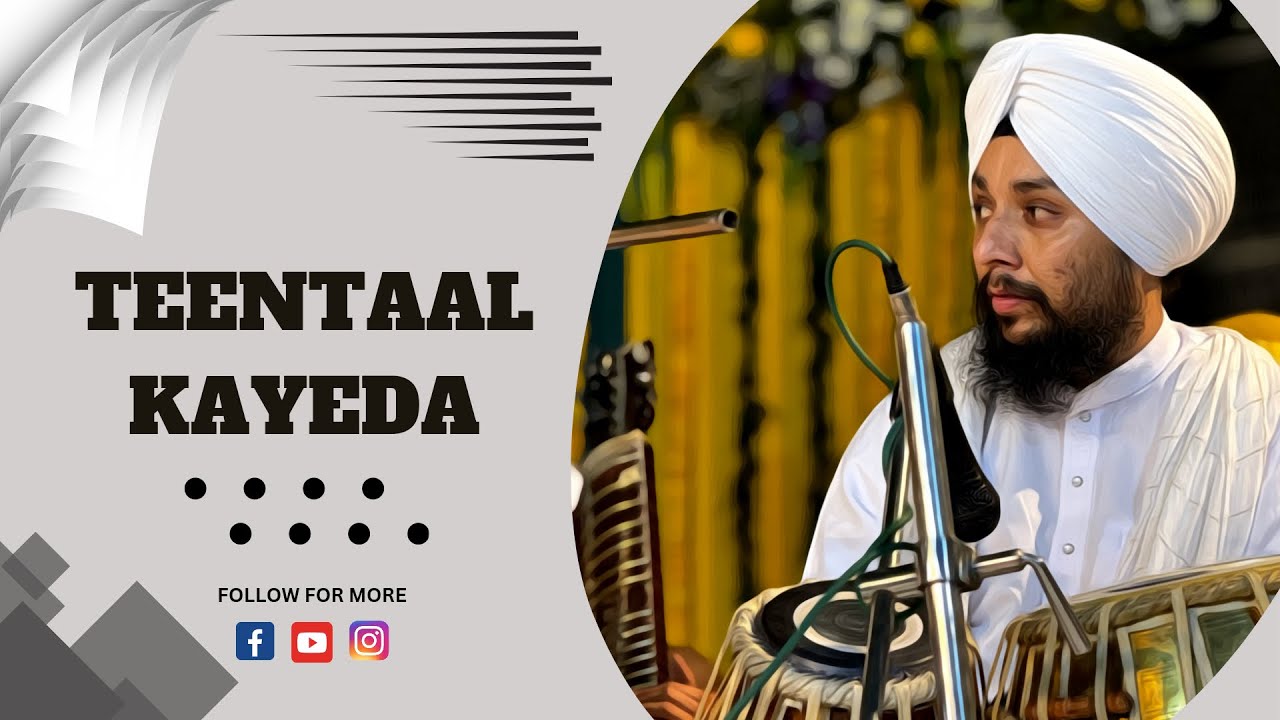 Teen Taal | kayeda | Guru purnima | Duet performance |ANIKBAR SINGH ...