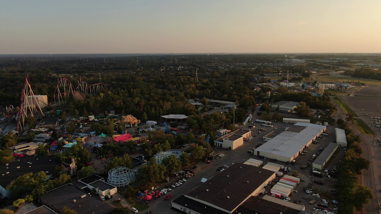 King's Island Aerial Shot - YouTube