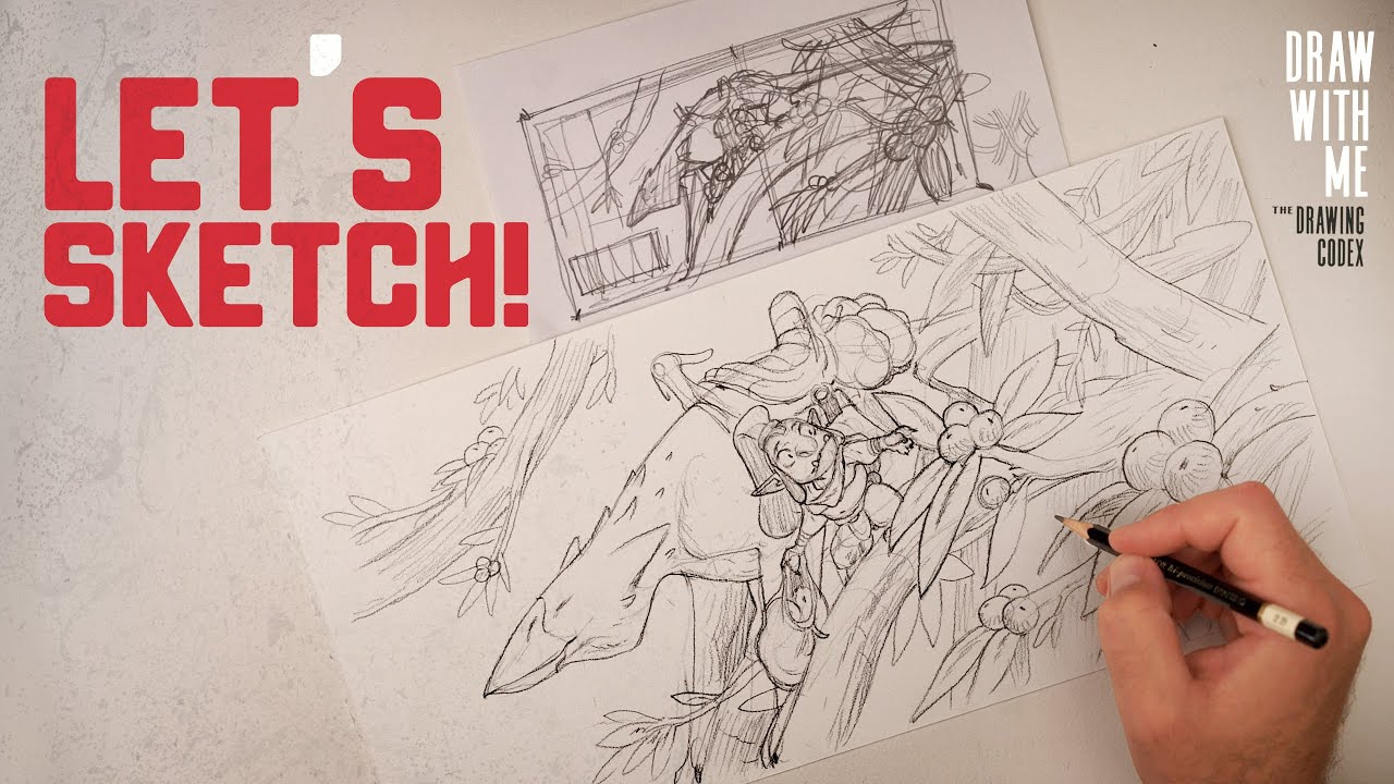 Art Ritual 19: Tree Goblin (Hang Out and Draw!) - YouTube