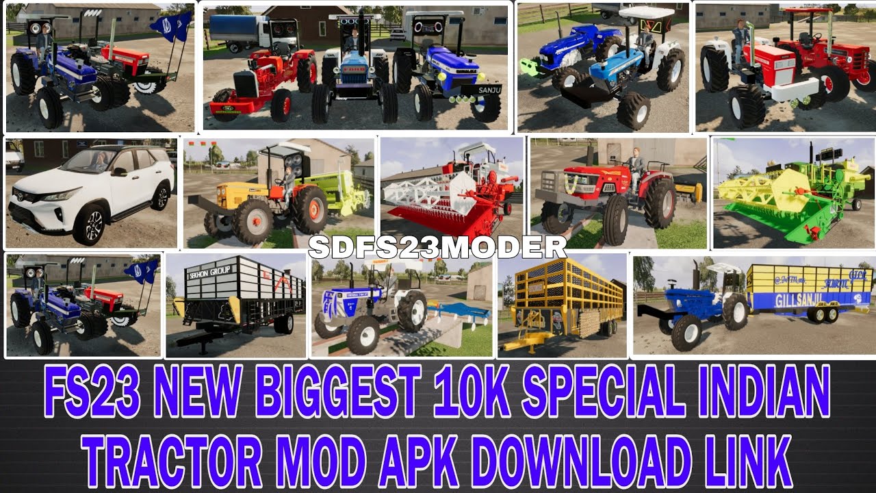 Fs23 New Biggest 10k Special New indian tractor mod | FS23 NEW TRACTOR ...