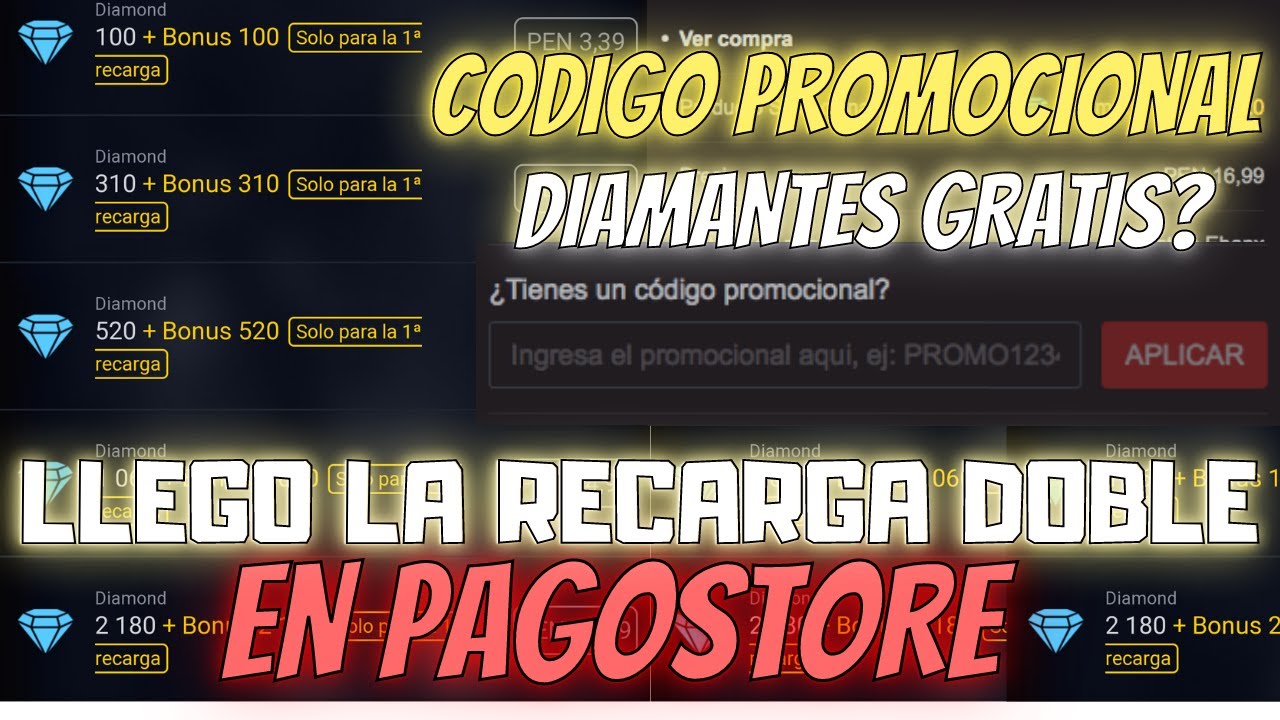 YA LLEGO LA RECARGA DOBLE EN PAGOSTORE Y COMO FUNCIONA EL CODIGO ...