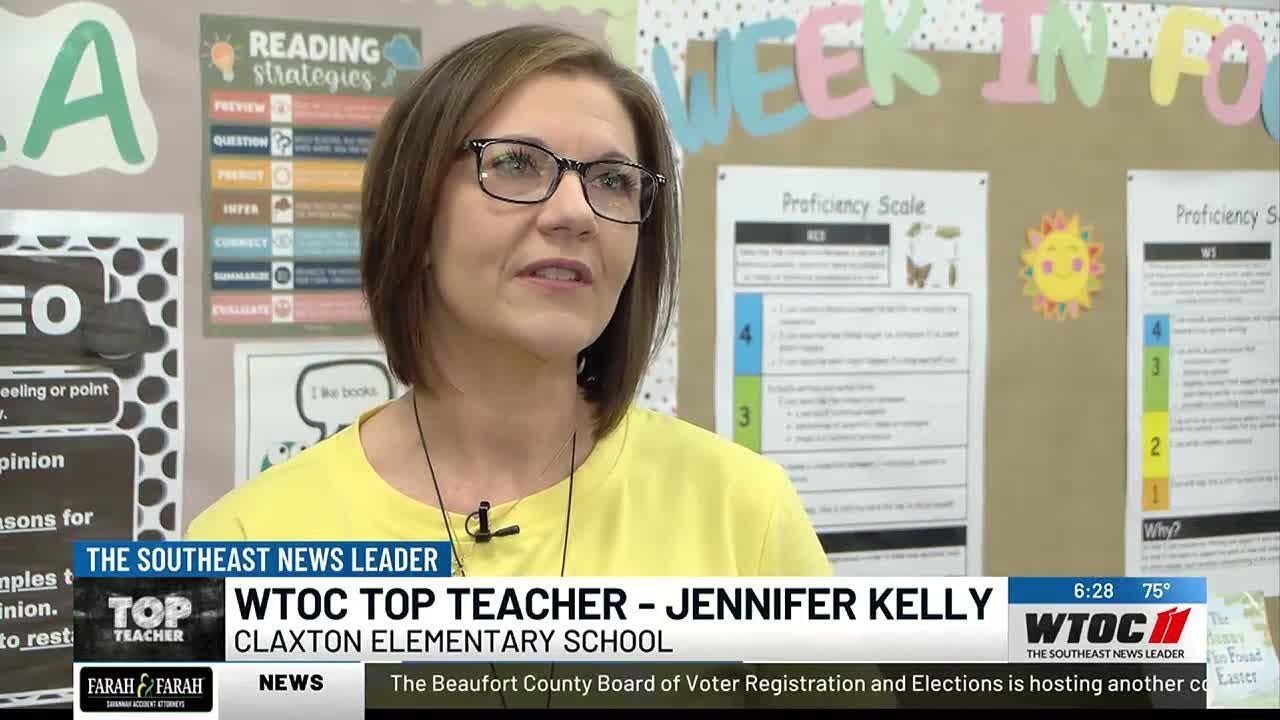 WTOC Top Teacher: Jennifer Kelly - YouTube