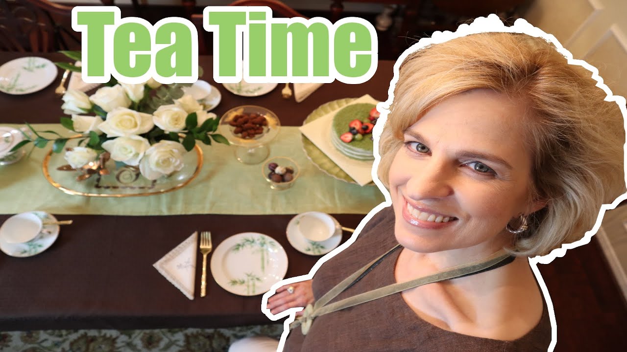 It's tea time with a vintage tea set! - YouTube