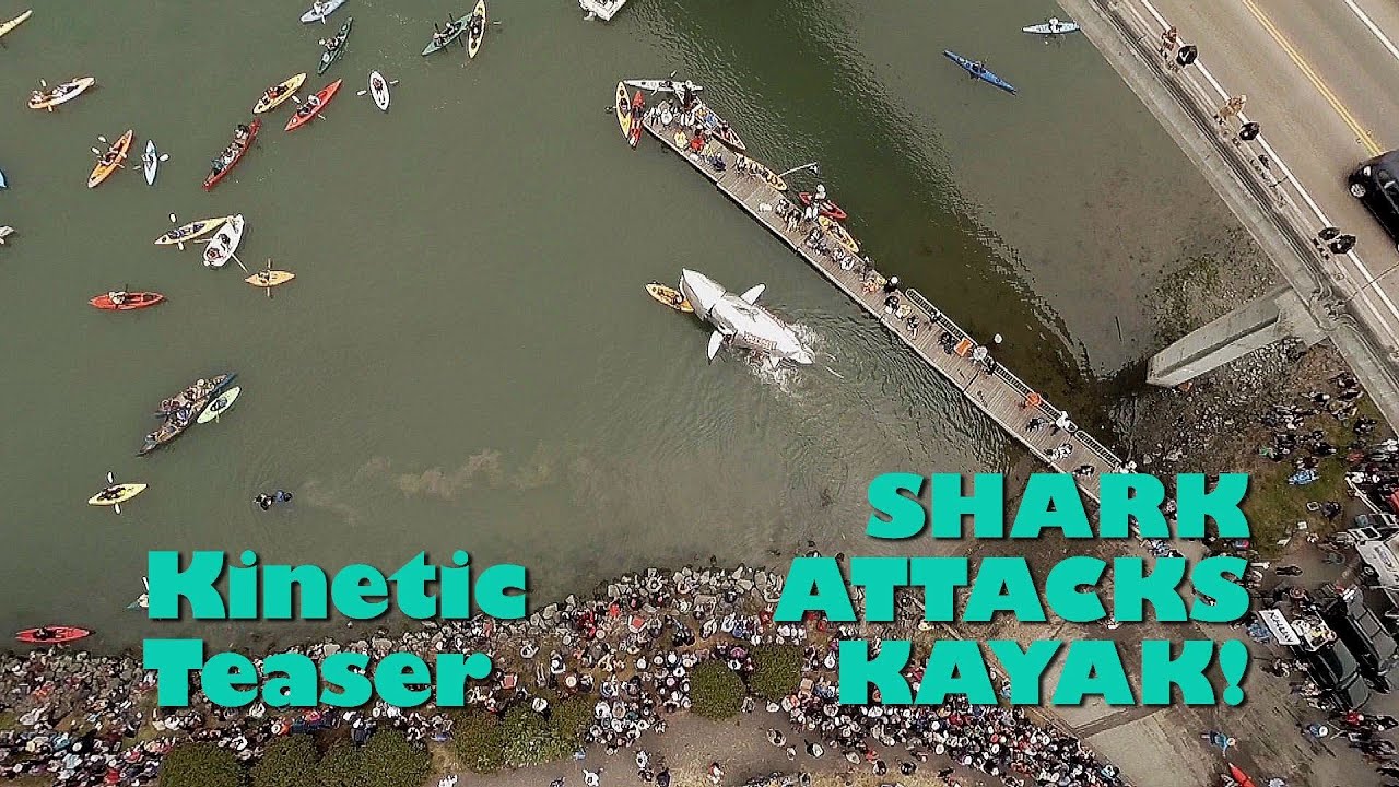 Kinetic Teaser - Shark Attacks Kayak! BITE ME - YouTube