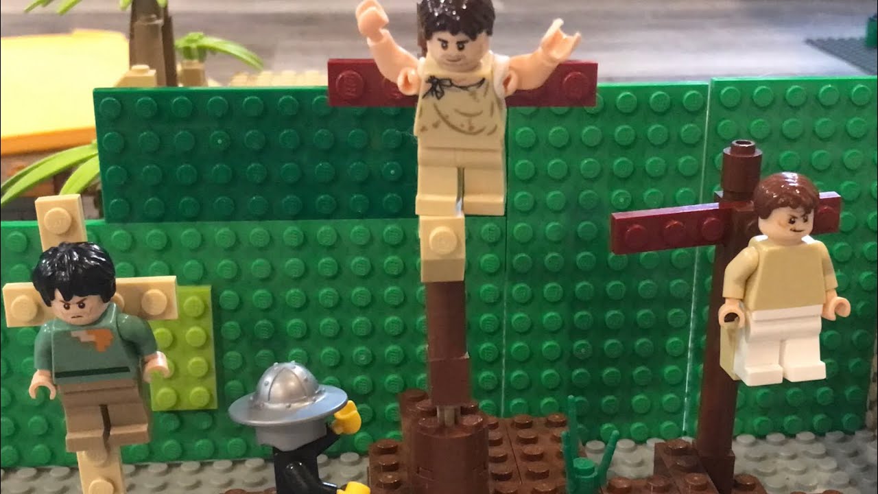 The crucifixion and resurrection of Jesus Christ-Lego stop motion ...
