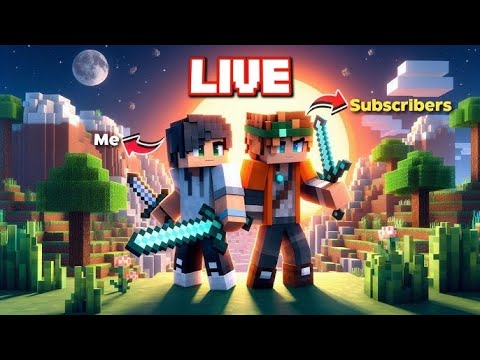🔴 LIVE - 🏃Minecraft Live Hindi | Minecraft Survival Series Live Stream ...