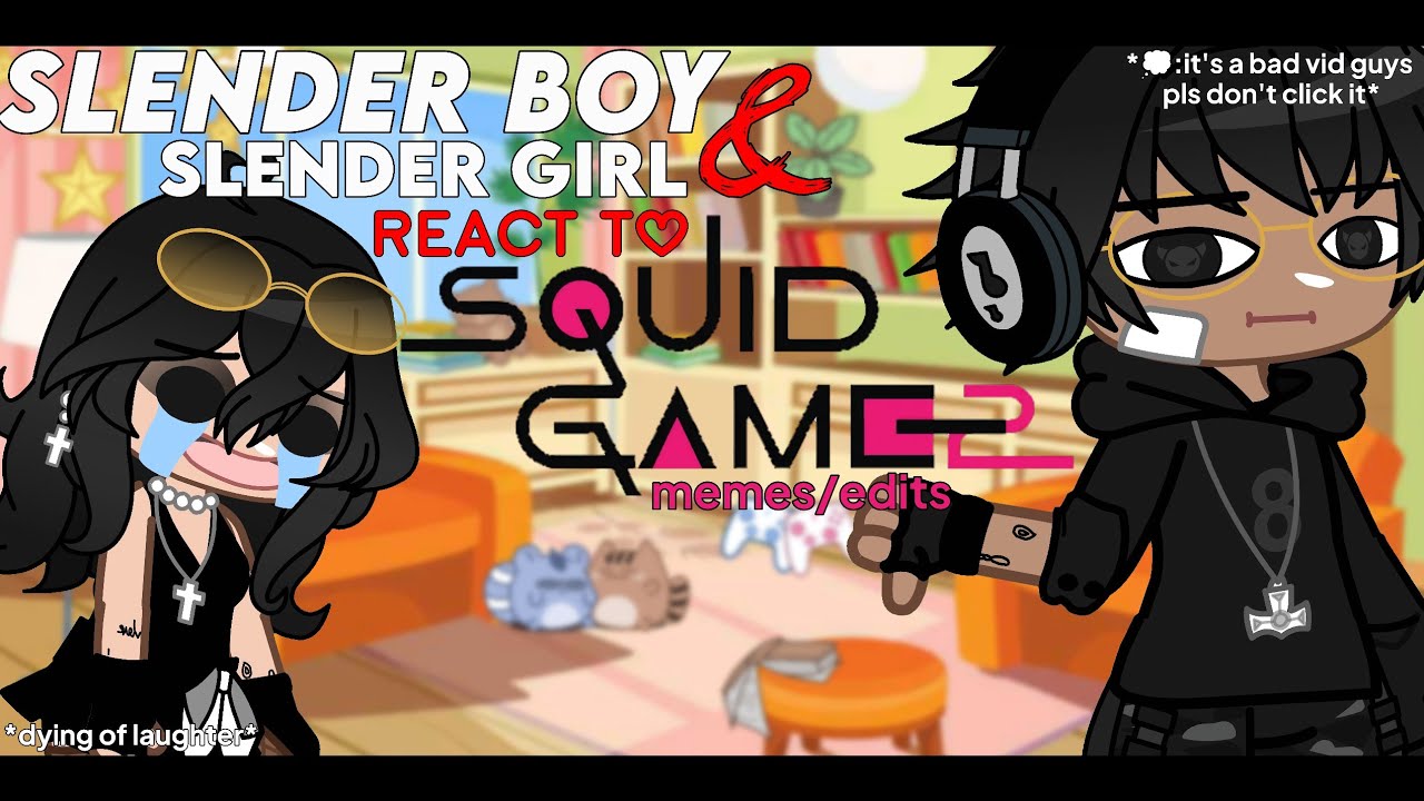 Slender boy & Slender girl from OLD ROBLOX reacts to SQUID GAME S2 ...