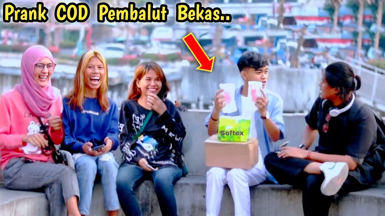 PRANK COD SOFTEX BEKAS.. AUTO NGAKAK.. - YouTube
