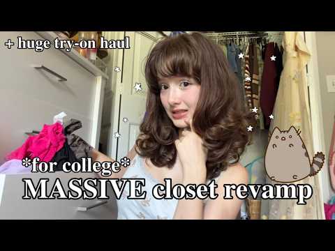 cleaning out my closet AGAIN.ೃ࿔*:･(one video wasn’t enough) #closetcleanout