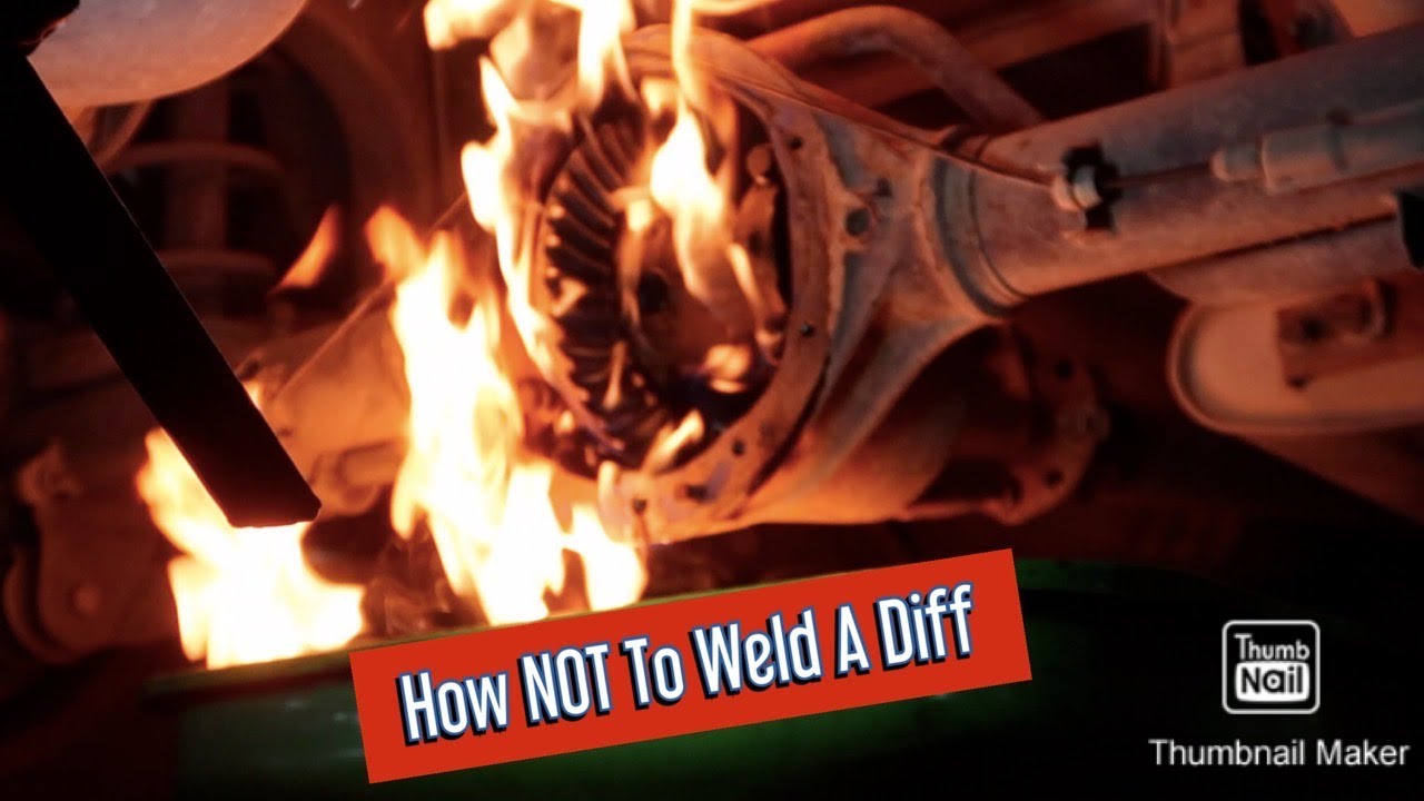 How NOT To Weld A Diff - AU FALCON - YouTube