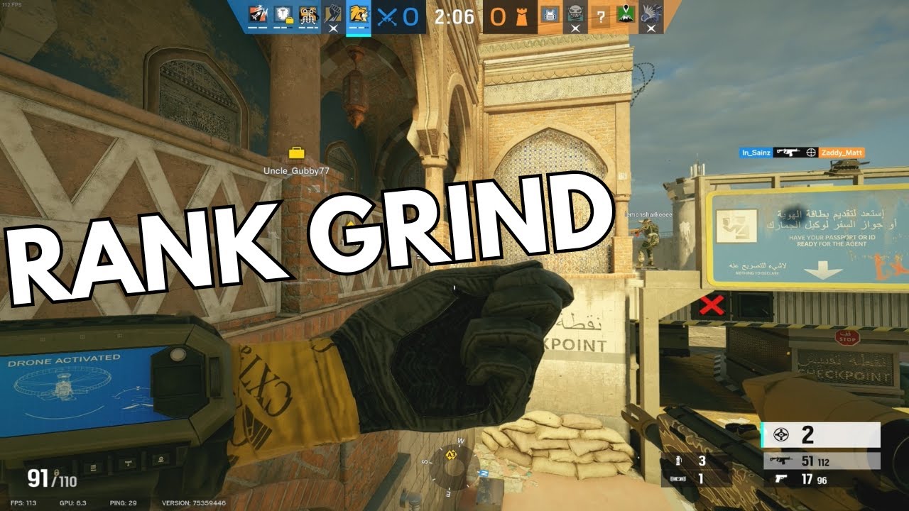 Grinding Ranked - R6 Siege Highlights - YouTube
