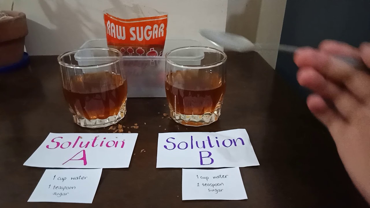 Saturated and Unsaturated Solutions (Simple Activity) for Grade7 - YouTube