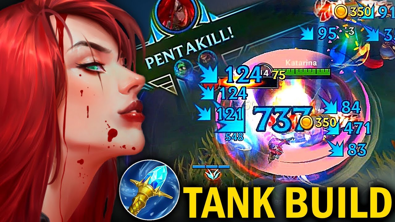 100% UNSTOPPABLE TANK KATARINA PENTAKILL BUILD | WILD RIFT - YouTube