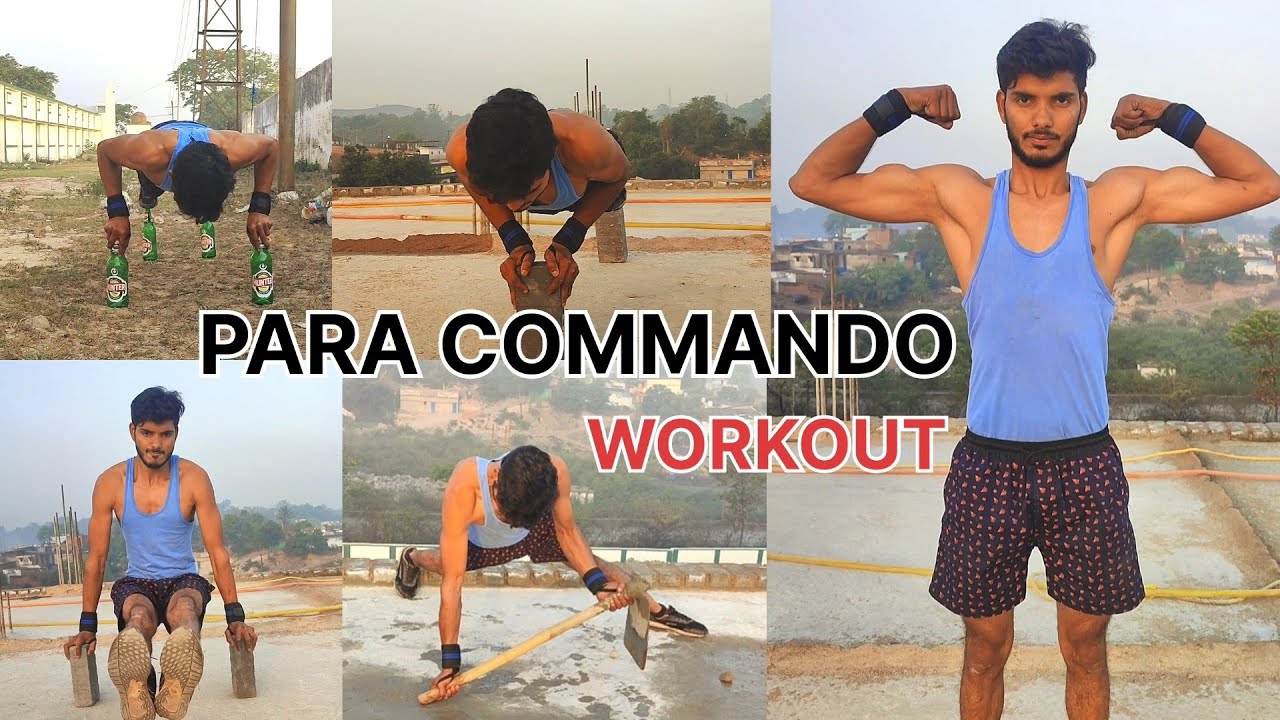 PARA COMMANDO TRAINING | FITZONE WORKOUT👈 | VIDYUT JAMWAL ...