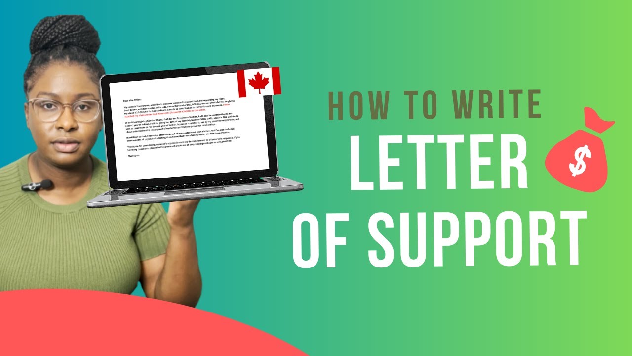 How to Write Letter of Support || HERE IS A SAMPLE - YouTube