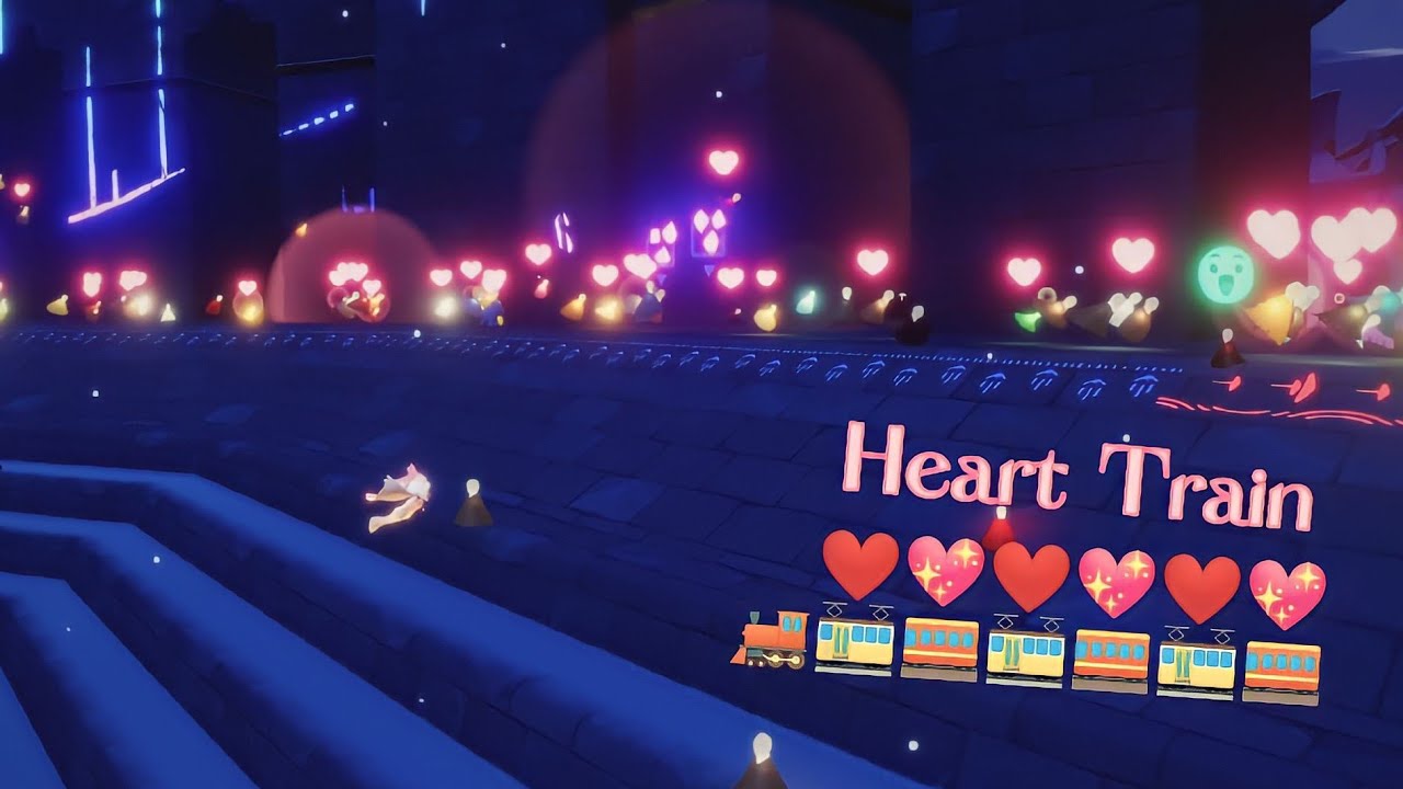 Heart Train 🚂🚋💕 |Sky children of light| - YouTube