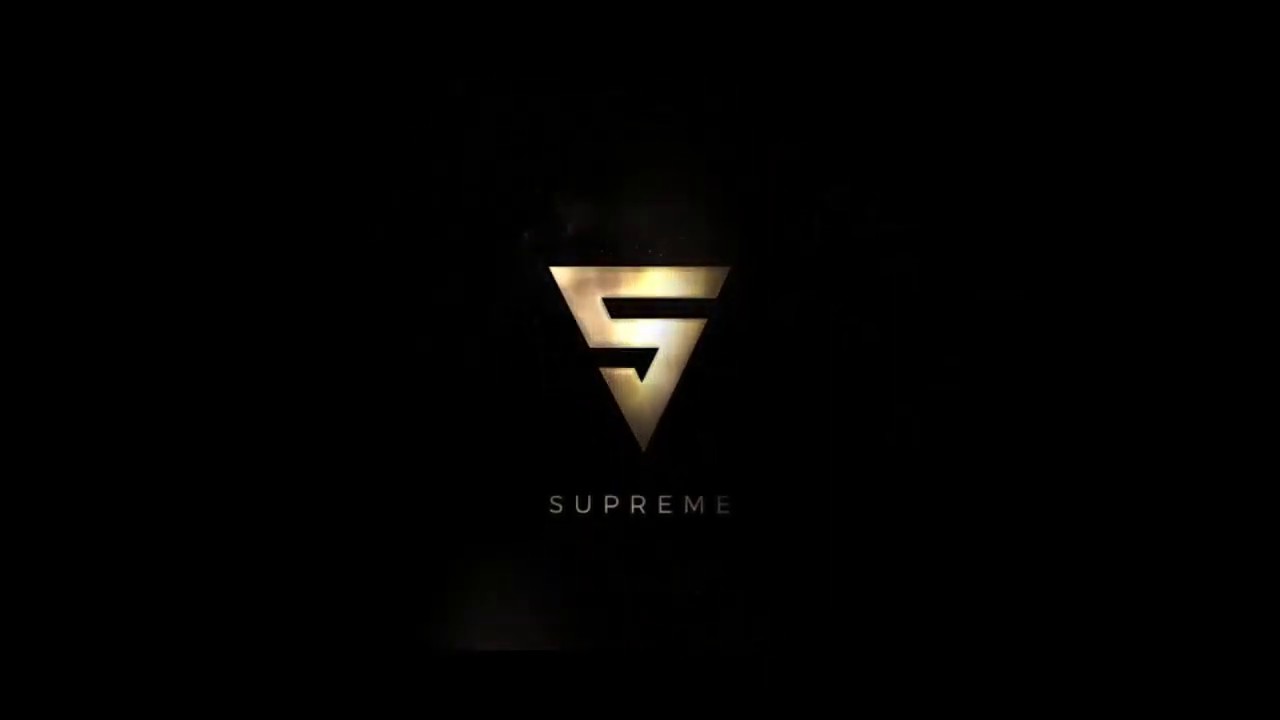 2496 - Supreme gold silver metalic cinematic logo reveal intro ...