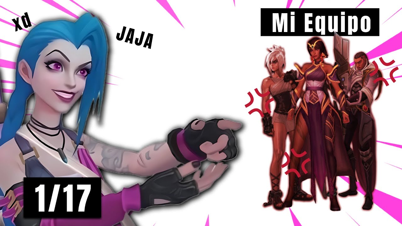 NOS TOCO una JINX JG TROLL y la partida fue un DESASTRE - League Of ...