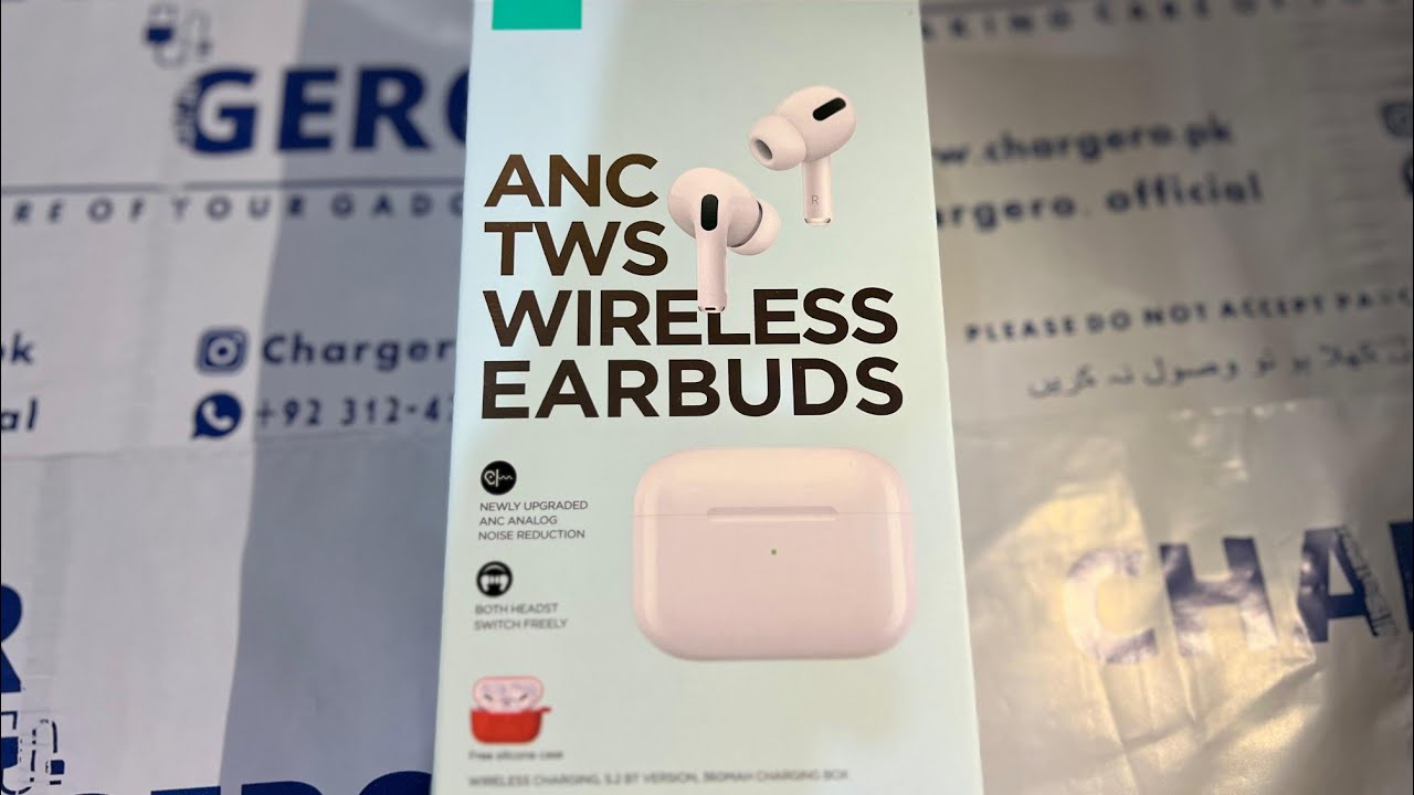 JOYROOM JR-T03s Original AirPods Pro ANC with Silicon Case - YouTube