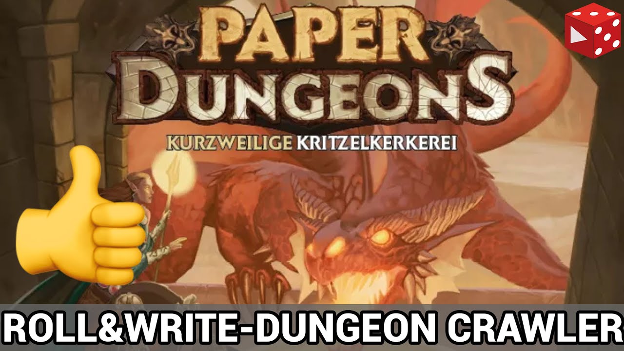 Überblick: Paper Dungeons - Ein Roll & Write Dungeon Crawler - YouTube