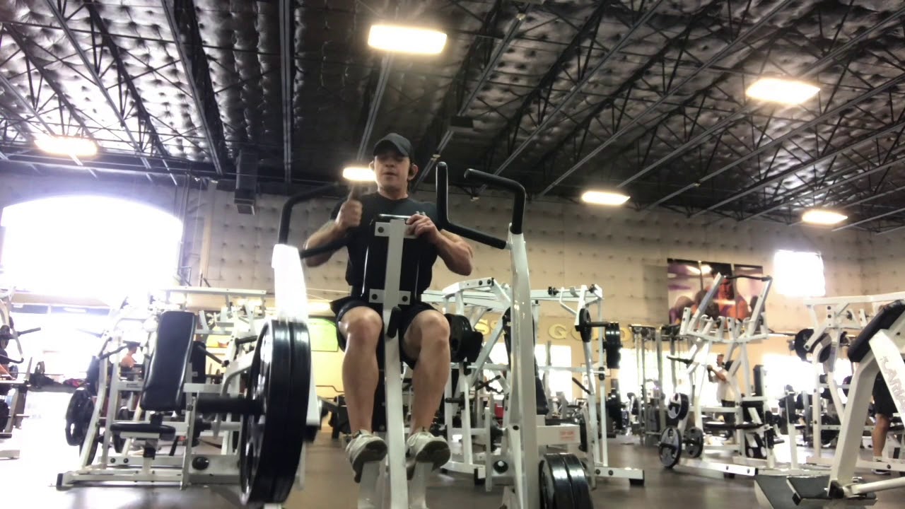 Hammer Strength Single Arm Iso Row - Back - YouTube